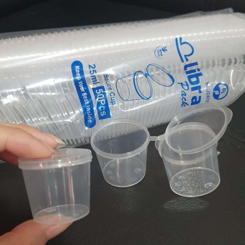 Promo [1500 Pcs] Cup Sambal 25 Ml/ Thin Wall Cup /tempat Sambal Cup Per ...