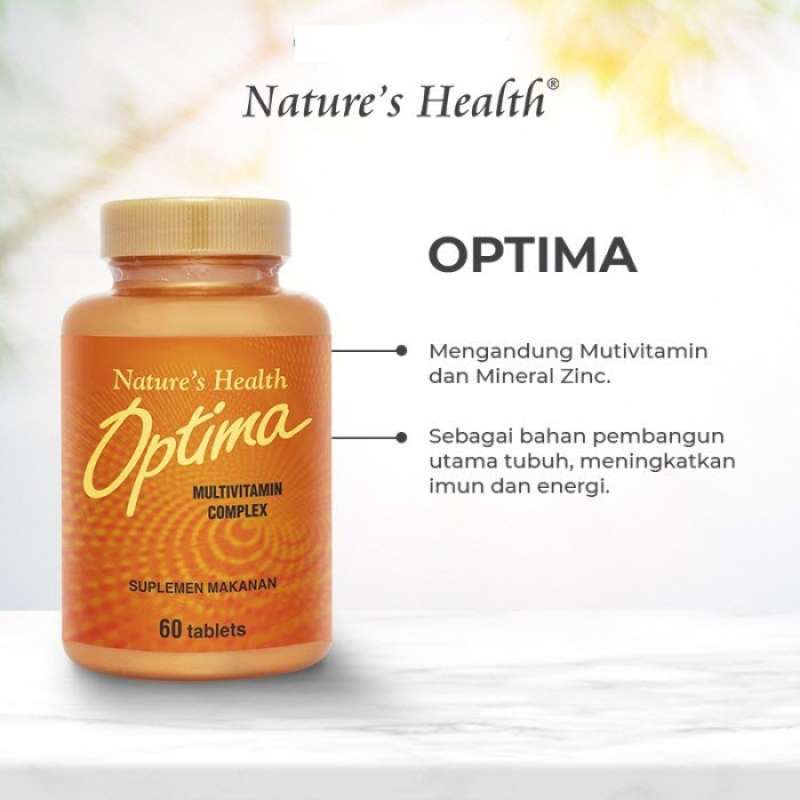 Promo Nature's Natures Nature Health Optima 60 Tablet Original Diskon ...