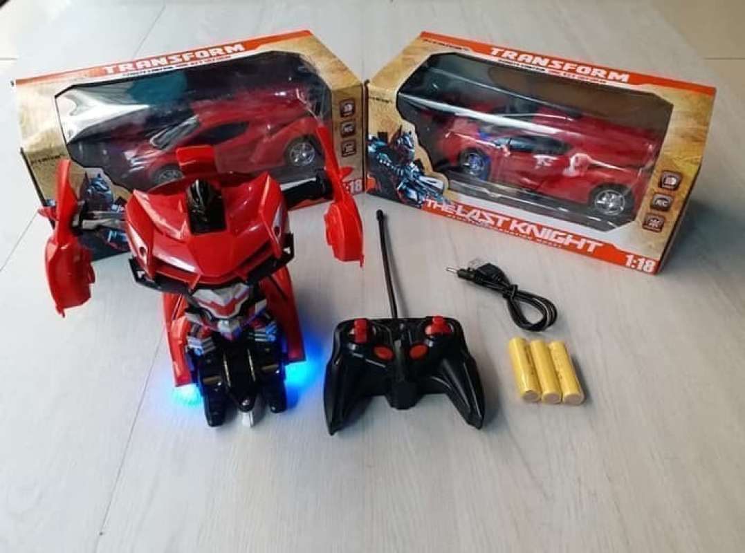 Promo Rc Mobil Berubah Robot Remote Control Transform Car Remot Kontrol ...