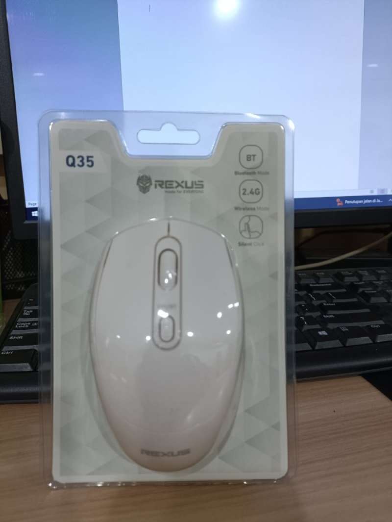 Jual Rexus Q35 Mouse Wireless Office Silent Click Original Di Seller ...