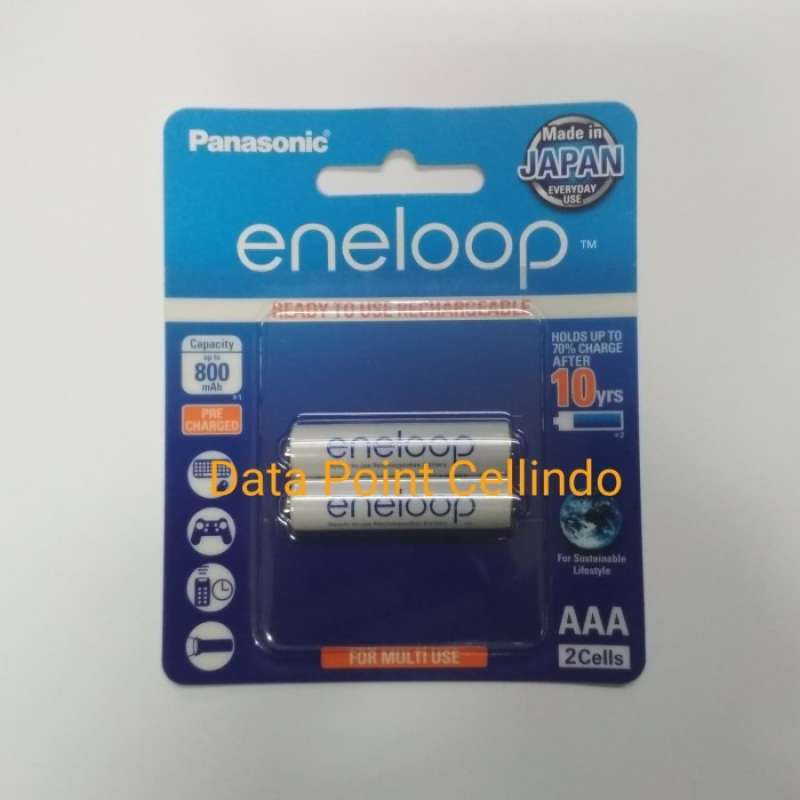 Jual Baterai Eneloop Aaa Isi 2 Rechargeable Battery A3 800mah Bp2 - Min ...