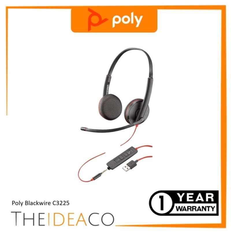 Jual Plantronics Blackwire C3220 Usb Type-a Corded Stereo Headset ...