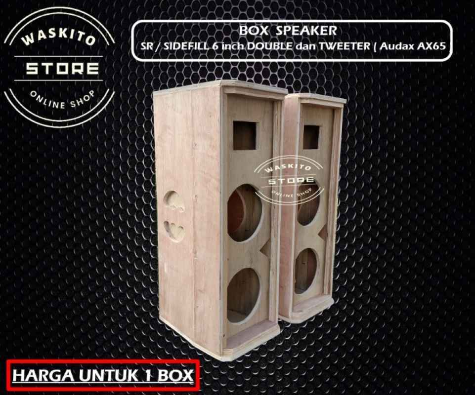 Jual Box Speaker Sr 6 Inch Double Plus Tweter // Box Sidefill 6 Inch Di Seller Noelle ...