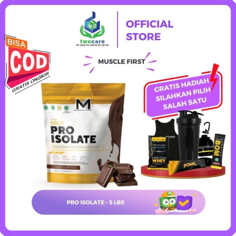Promo Muscle First M1 Pro Isolate Protein 5lb 2,3kg Whey Isolate Diskon ...
