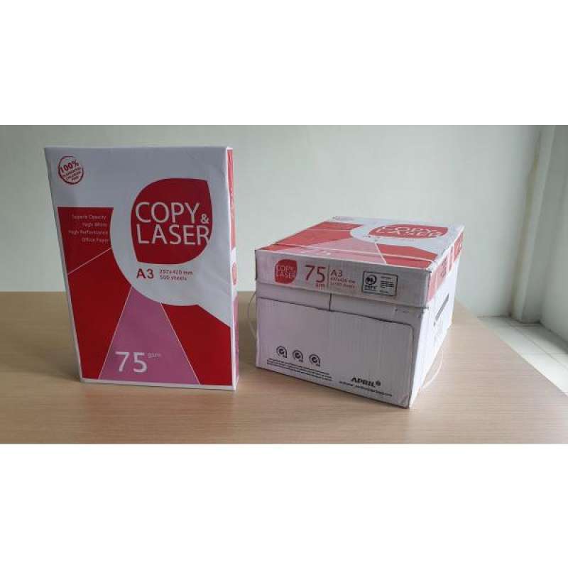 Promo Copy & Laser | Kertas Hvs 1 Rim | A3 | 75 Gsm Diskon 23% Di ...