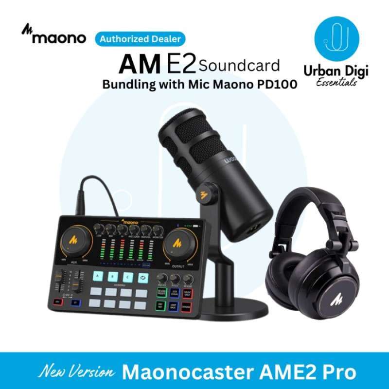 Promo Maonocaster Am E2 + Maono Pd100 Paket Soundcard Recording ...