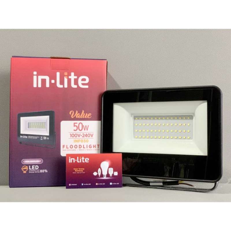 Jual Inlite Lampu Sorot Tembak 50watt In-lite Led Value Outdoor 50w 50 Watt Di Seller ...