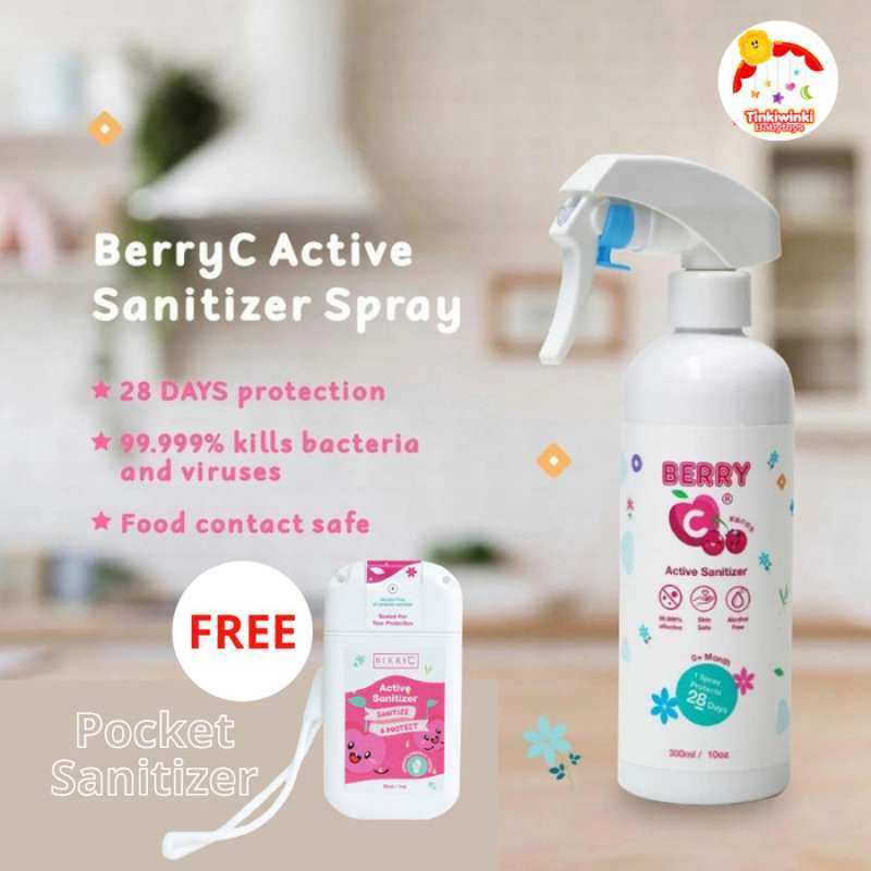 Promo Berryc Active Sanitizer Water Non Alcohol 300ml Diskon 23% Di Seller Resican Store ...