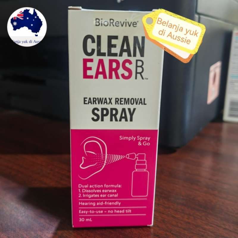 Promo Clean Ears (semtan Pembersih Telinga) Earwax Removal Spray - 30 ...
