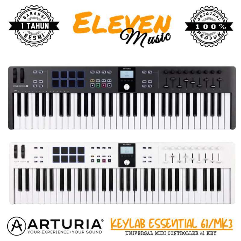 Promo Arturia Keylab Essential 61/mk3 Midi Keyboard Controller 61 Keys ...