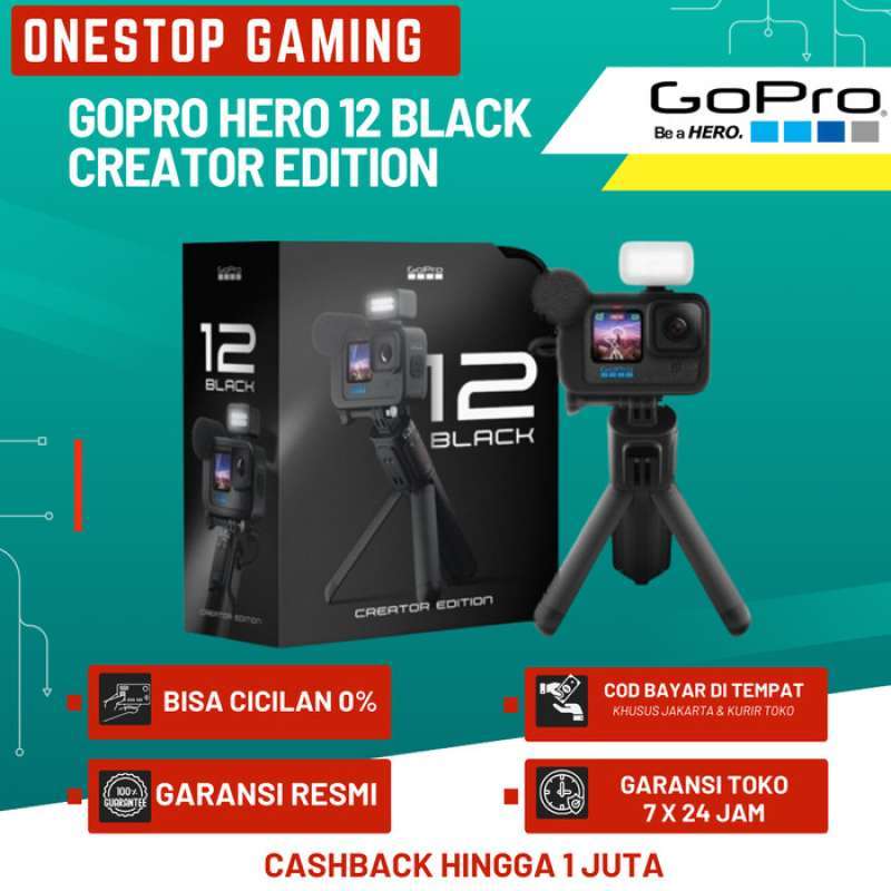 Jual Gopro Hero 12 Black Creator Edition Action Camera - Extra Boks Di Seller Rumix - Cengkareng ...