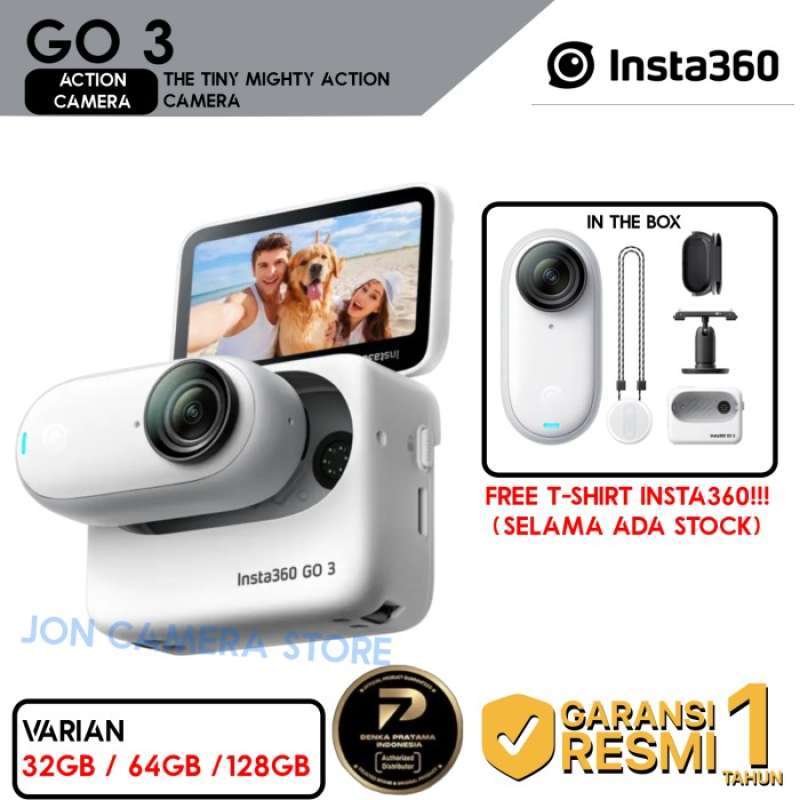 Jual Insta360 Go 3 Camera Action Garansi Resmi - Insta 360 Go3 Tiny ...