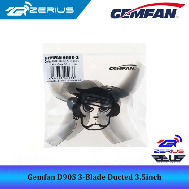 Jual Gemfan D90s Ducted D90-s 3-blade 3.5inch Shaft 1.5mm Propeller ...