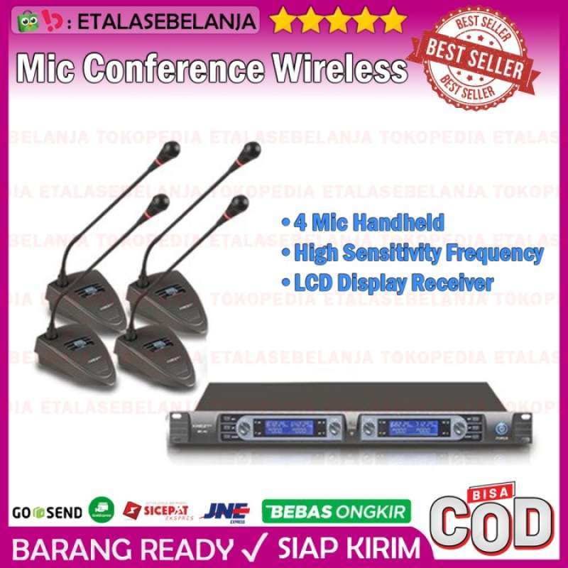 Promo Mic Conference / Mic Meeting Wireless - Krezt Mc-4u / Krezt Mc4u Diskon 23% Di Seller ...