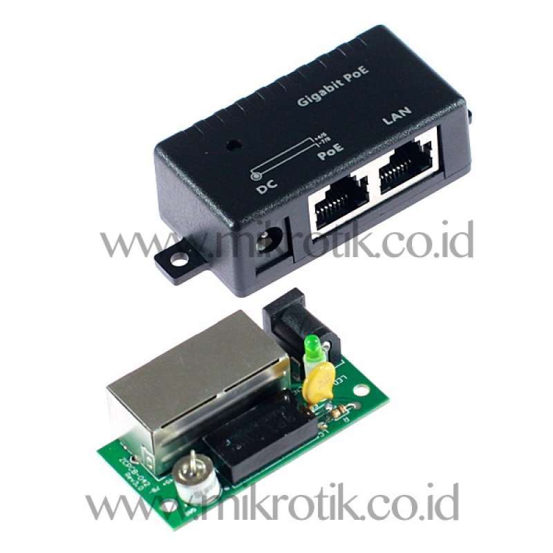 Promo Mikrotik Gigabit Power Over Ethernet Adapter + Surge Tector ...