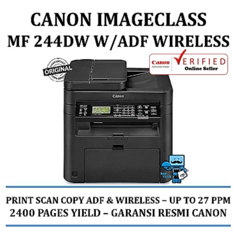 Promo Imageclass Mf244dw Multifunction Duplex Wireless Laser Printer ...