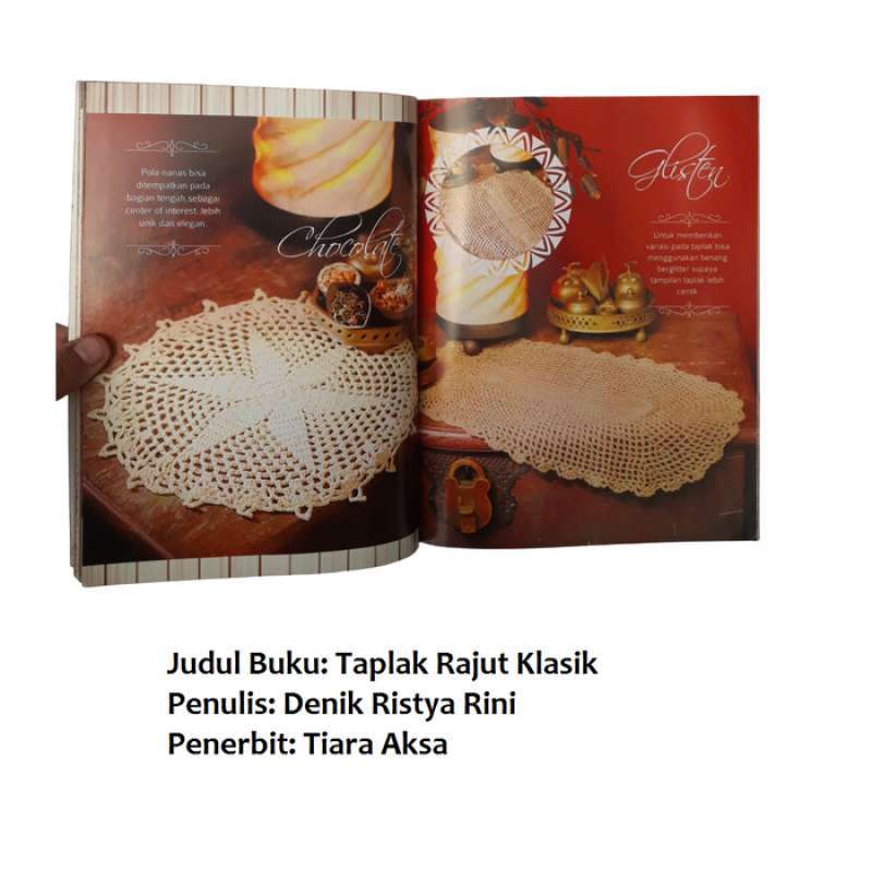 Jual Buku Kreasi Taplak Rajut Klasik Bernuansa Klasik Dan Elegan Denik ...