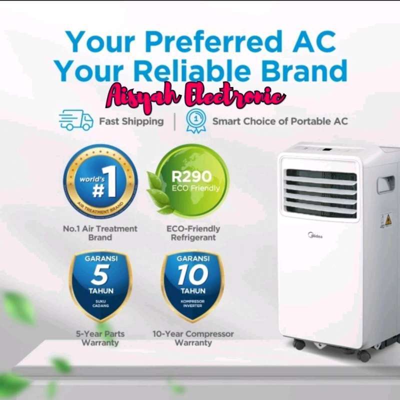 Jual Ac Portabel Midea Di Seller Aisyah Elektronik - Kulim, Kota ...