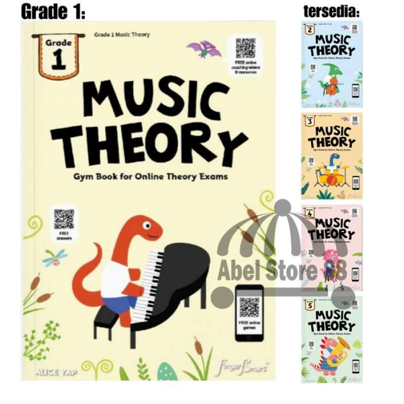 Jual Music Theory Gym Book Grade 1/2/3/4/5 Online Exam Finger Smart ...