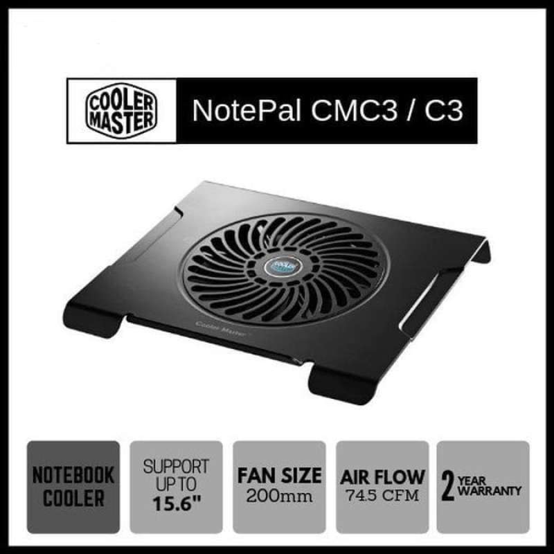 Promo 100% Produk Ori Cooler Master Notepal Cmc3 Notebook Cooler Fan ...