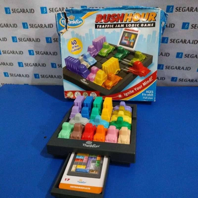 Jual Board Game - Rush Hour Traffic Jam Logic Game By Thinkfun Stok B ...
