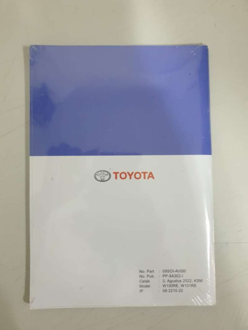 Jual Buku Service Toyota Avanza 2022 Di Seller Rumix - Cengkareng Timur ...
