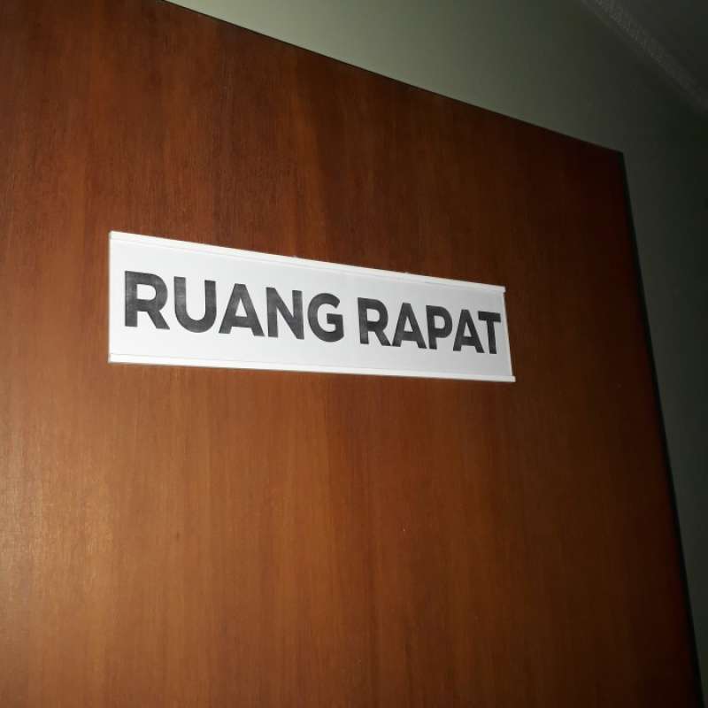 Jual Papan Nama Pintu 10x30 Cm Name Plate Acylic Display Dinding ...