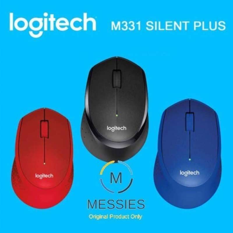 Promo 100% Produk Ori Mouse Wireless Logitech M331 M 331 Silent Plus ...