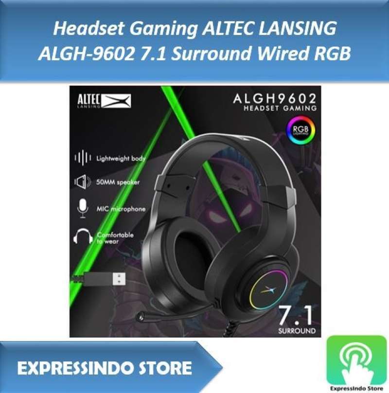 Promo 100% Produk Ori Headset Gaming Altec Lansing Algh-9602 7.1 ...