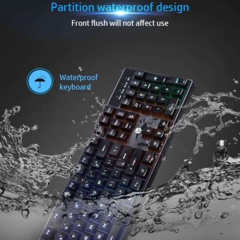 Promo 100% Produk Ori Keyboard Gaming / Gaming Keyboard Hp K300 Rgb ...