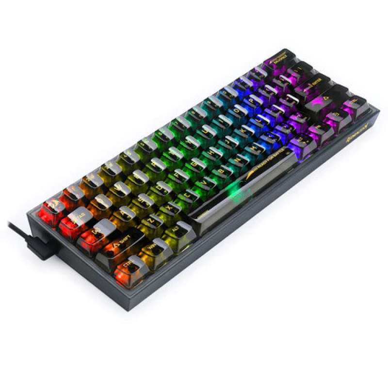 Promo 100% Produk Ori Redragon Mechanical Gaming Keyboard Transparent ...