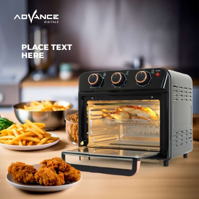 Promo Air Fryer Oven Advance Adf-160aw Kapasitas 16 Liter Multifungsi Untuk Memasak Dan ...