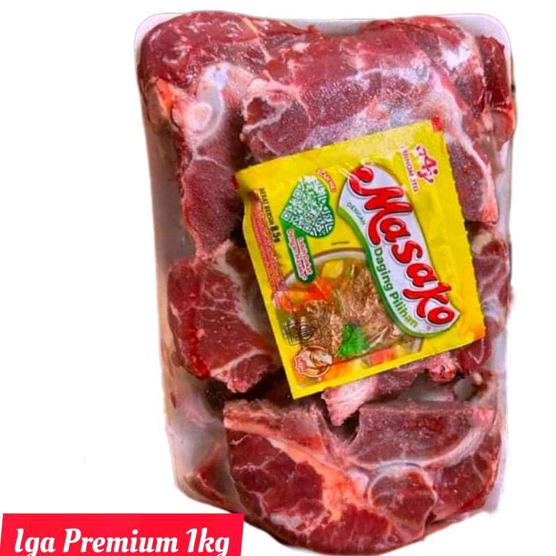 Promo Iga Gondrong Premium 1kg Tulang Iga Sapi Frozen Halal Daging