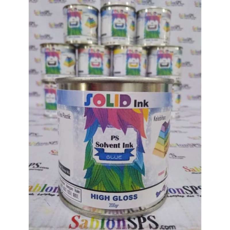 Promo Tinta Sablon Plastik 250 Gr Biru Blue Hdpe Pe Pp Basis Minyak ...