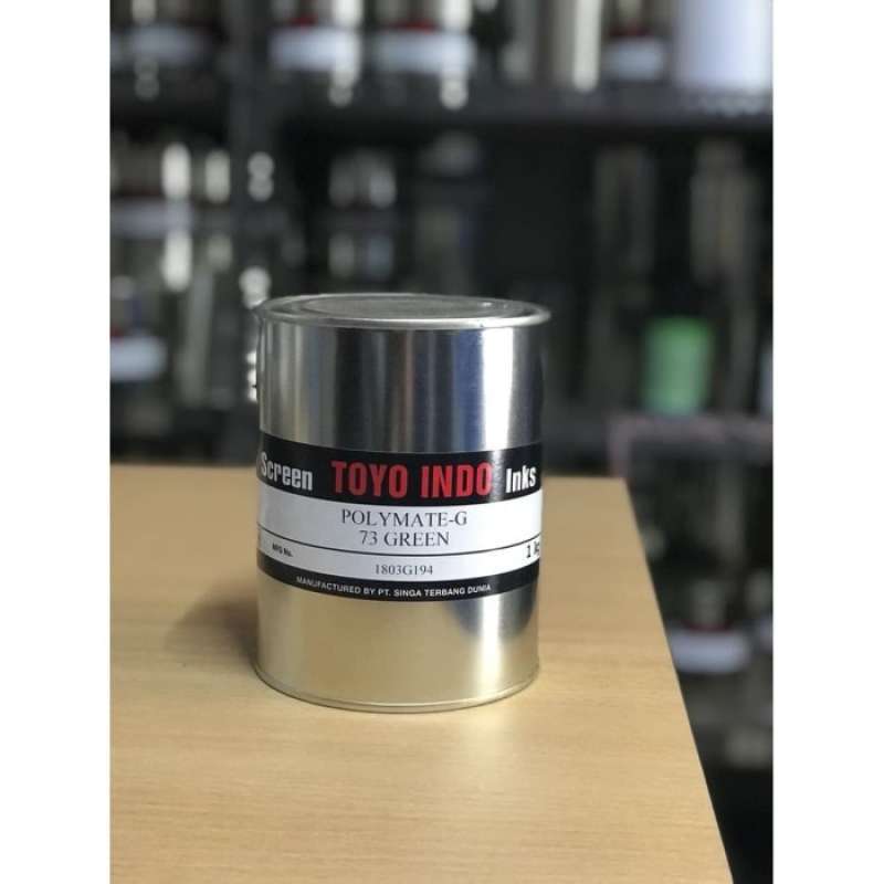 Promo Polymate G-73 Green Cat Sablon Basis Minyak Toyo Indo Diskon 23% ...