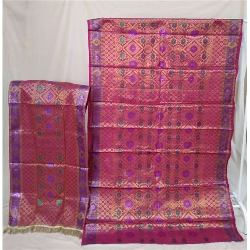 Jual Songket Pash - Songket Palembang Atbm Set Motif Lepus Pancawarna Berbagai Macam Warna ...