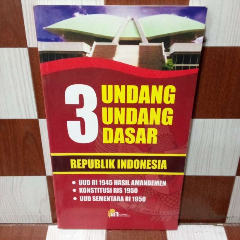 Jual Buku Original 3 Undang Undang Dasar Republik Indonesia Di Seller ...