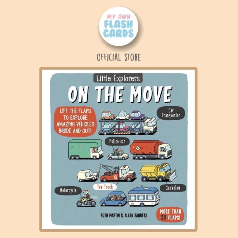 Jual Little Explorers On The Move Buku Edukasi Anak Transportasi Lift ...