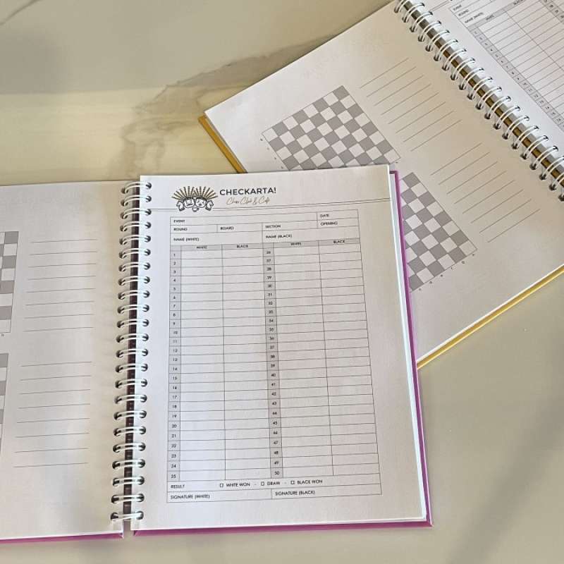 Jual Buku Notasi Catur - Chess Score Sheet Book Di Seller Owl Store ...
