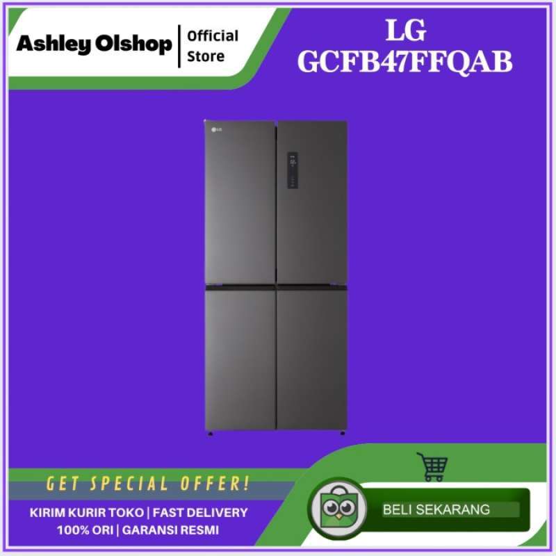 Promo Kulkas 4 Pintu Lg Gcfb47ffqab 470 L Lg Multi Door Gcfb47ffqab ...