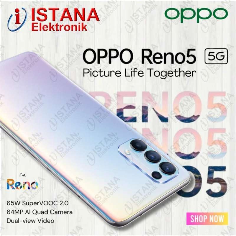 Jual Oppo Reno 5g 8gb/128gb Smartphone Garansi Resmi Di Seller Istana ...