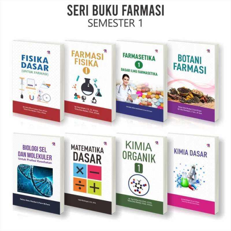 Jual Buku Farmasi Semester 1 Paket Lengkap : Fisika Dasar / Farmasi Fisika Di Seller Rumix ...