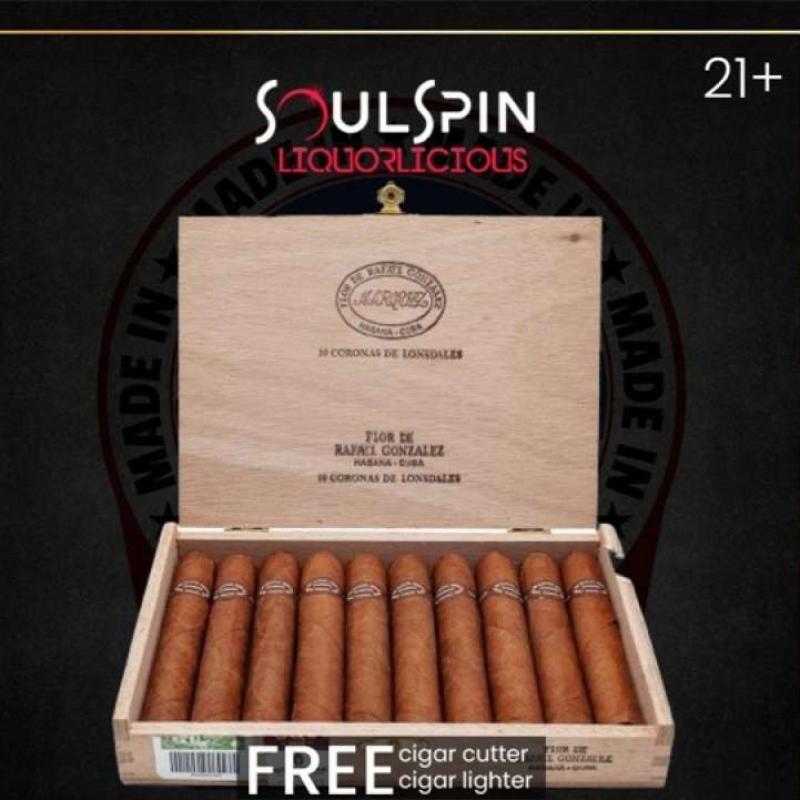 Jual Rafael Gonzalez Coronas De Lonsdales [ Box Of 10 Sticks ] Cuba ...