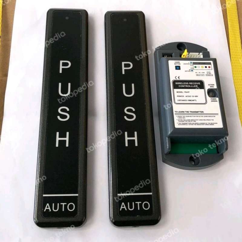 Jual Switch Automatic Door Opening Wireless Push Button Sliding Door - Push Di Seller Selera ...