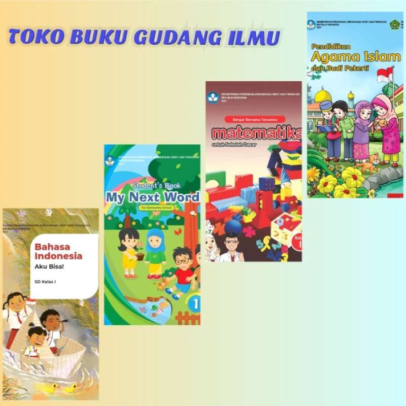 Jual Buku Kumer Paket 4 Buku Sd Kelas 1 Mtk Lisensi Kurikulum Merdeka