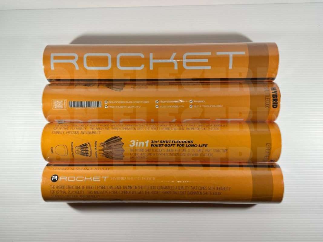Jual Shuttlecock Bulu Kok Badminton Bulutangkis 3in1 Rocket Ultimate 1 ...