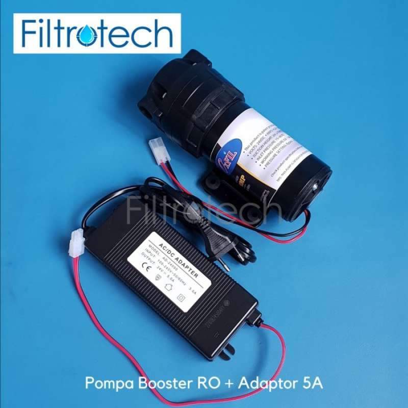 Promo Pompa Ro 400 Gpd/500 Gpd Booster Pump Ro 400gpd - Pompa+adaptor ...