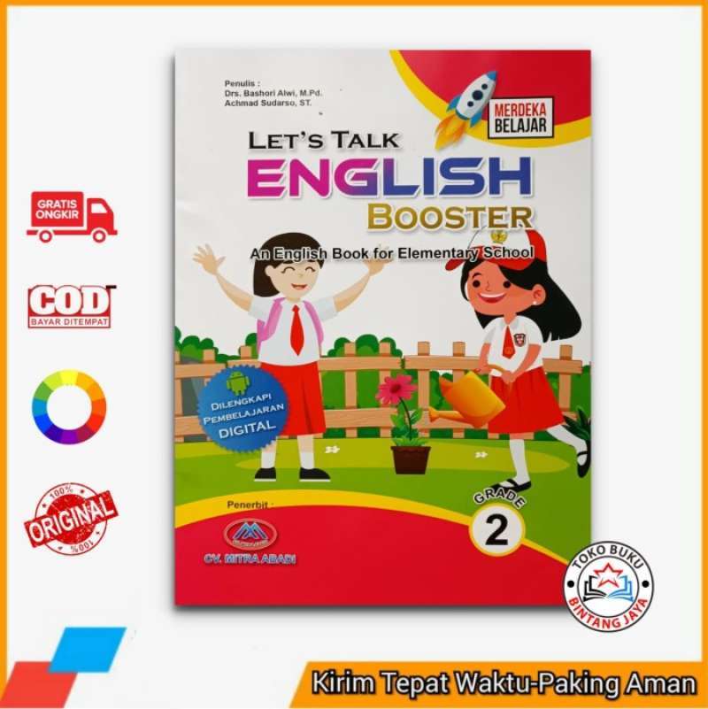 Jual Buku Bahasa Inggris Kelas 2 - Lets Talk English Booster Kelas 2 Di Seller Hachi ...