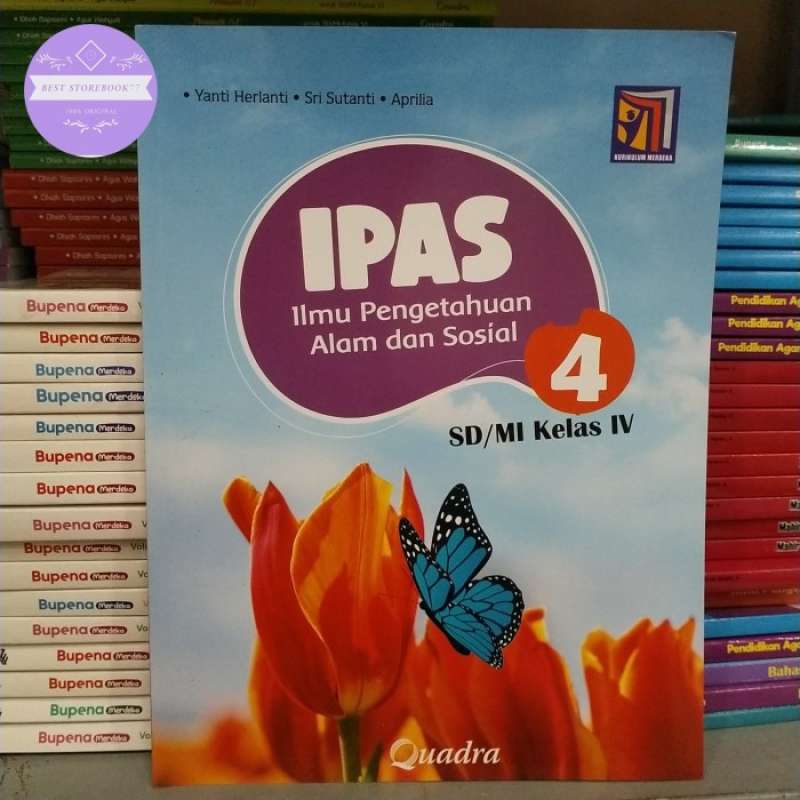 Jual Ipas Ilmu Pengetahuan Alam Dan Sosial Kelas 4 Sd Penerbit Quadra ...