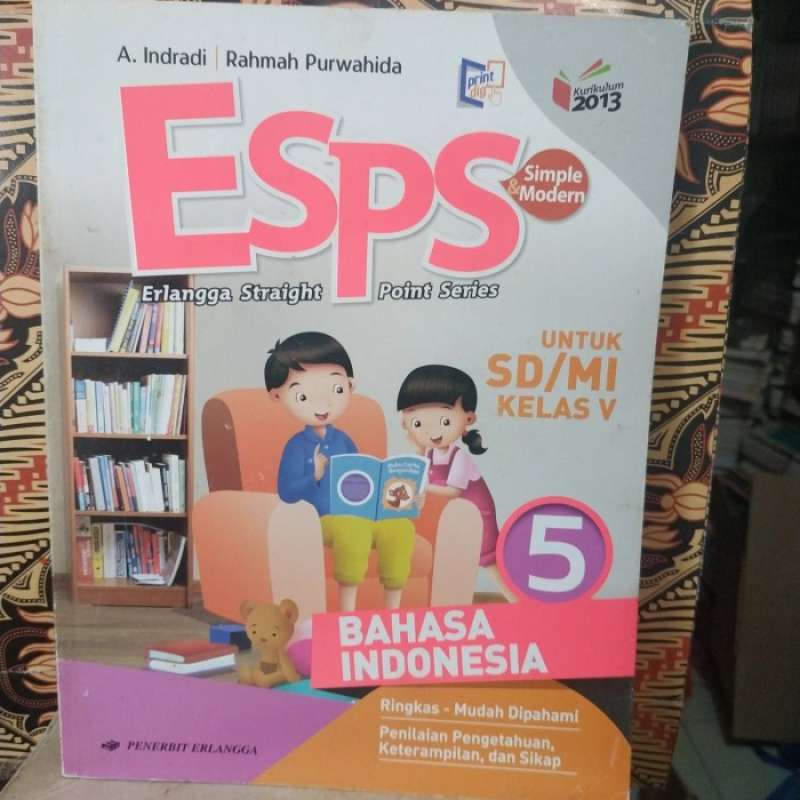 Jual Buku Esps Bahasa Indonesia Kelas 5 Sd Erlangga Di Seller Hachi - Cengkareng Timur, Kota ...